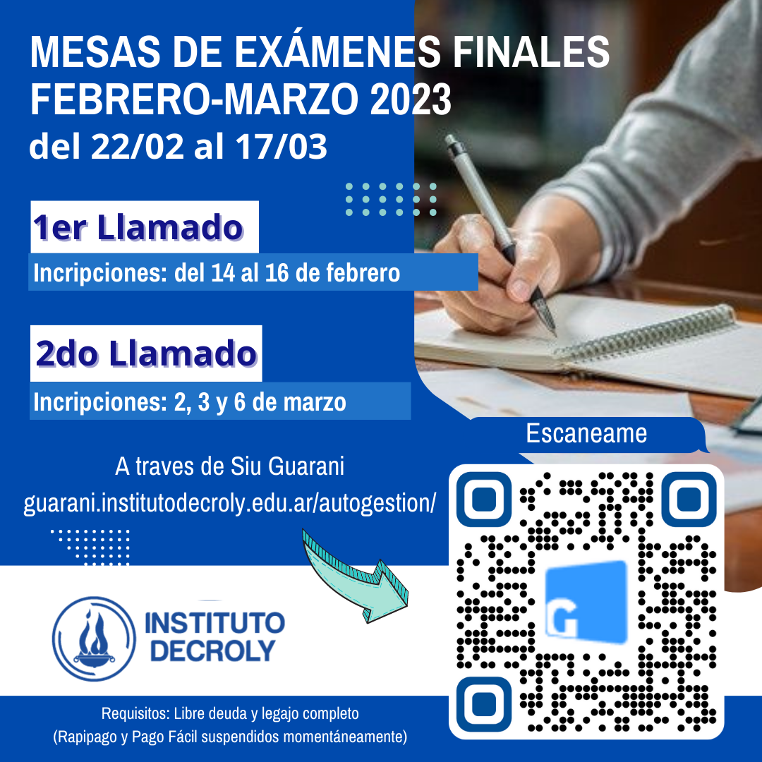 Instituto Decroly – Instituto Decroly. Educación Superior y Secundaria